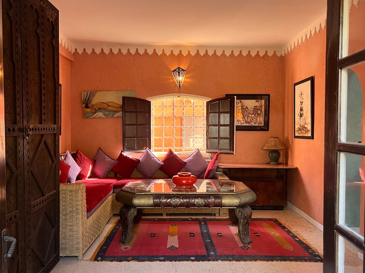 Superbe Riad Avec Piscine Privé Proche De La Plage - Agadir
