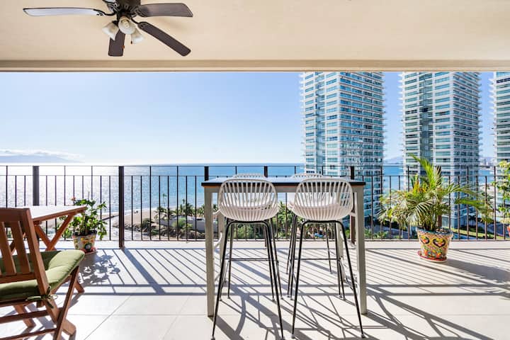 Oceanfront Large Terrace With Bbq Grand Venetian - Puerto Vallarta
