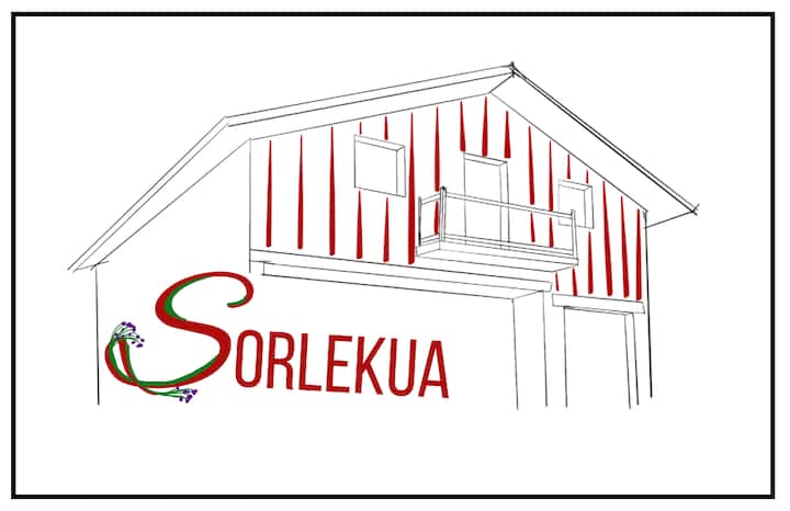 Sorlekua: Terrasse-jardin-vue La Rhune-wifi. - Urrugne