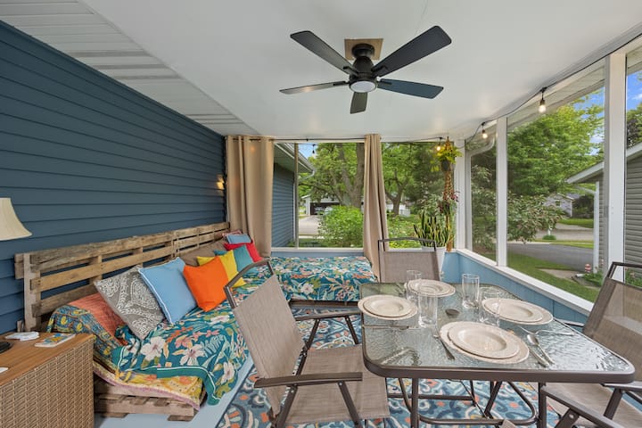Family Stay • 5 Min To Town, 20 To Dunes + Firepit - Valparaiso, IN