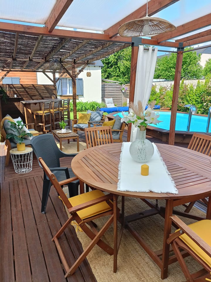 Maison Avec Piscine à 800 M Du Circuit Des 24 H. - Le Mans
