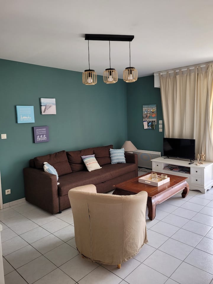 Appartement Rdc 4 Personnes, La Briantais, St Malo - Saint-Malo