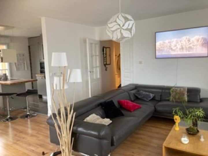 Appartment Moderne 105m2 Terrasse, 7' Pied Metro - Gennevilliers