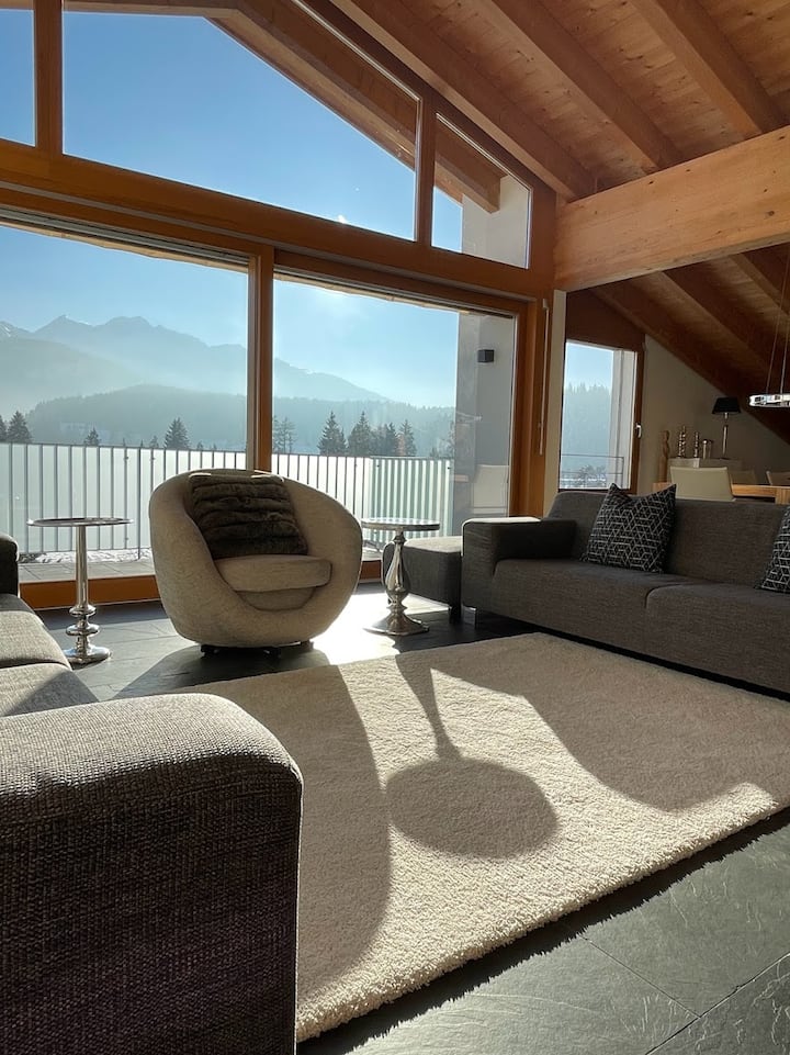 Grosszügige 5 1/2-zimmerdachwohnung Mit Sauna - Laax