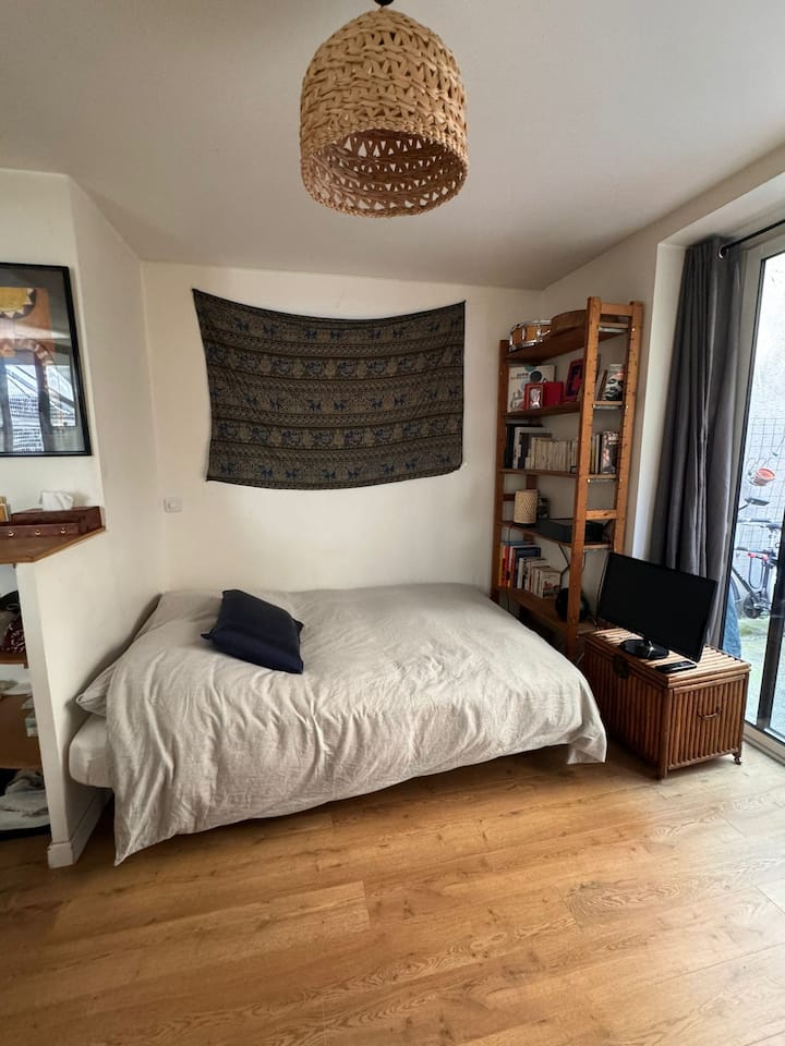 Grand Studio Cosy & Au Calme Avec Grande Terrasse - Paris