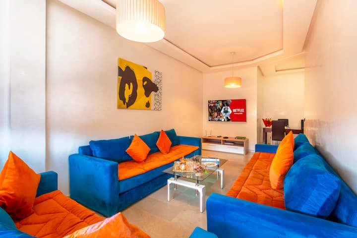 Modern Apartment. Two Bedroms. Center Town - Marrakech