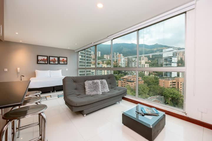 Blux Loft, Near Provenza, Panoramic Views - 메데인