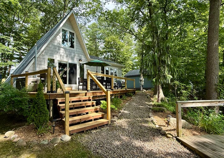 Seneca Lake A-frame W/stunning Views, Beach & Dock - セネカ湖, NY