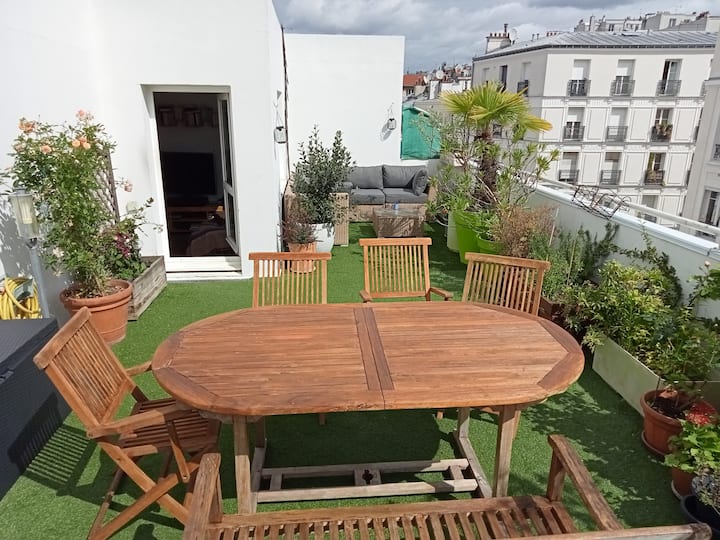 Appartement 66m² Terrasse Parking - Paryż