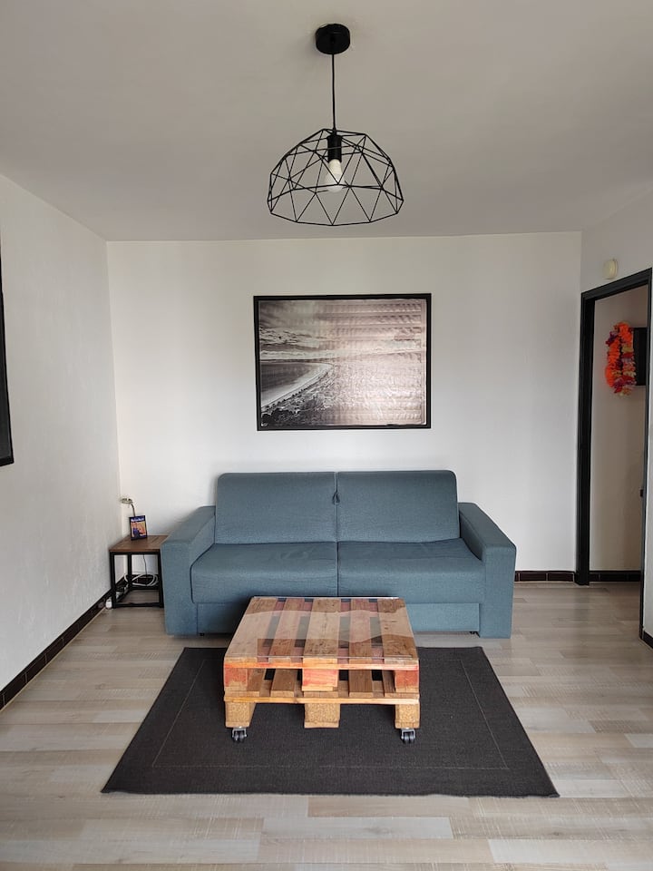 Studio Climatisé+parking Privé à 5 Min Des Plages - Cros de Cagnes