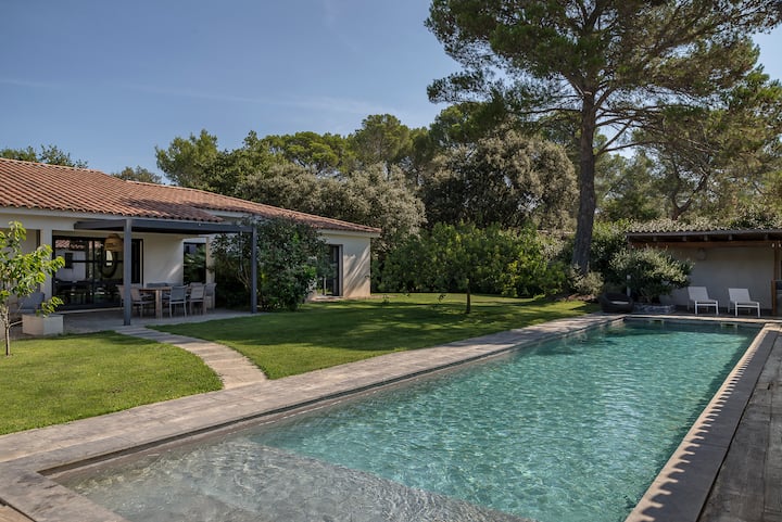 Villa Contemporaine 14 Couchages  Piscine De 18 M - Saint-Cannat