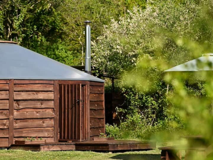 Badger Yurt @ Blackdown Yurts - Devon