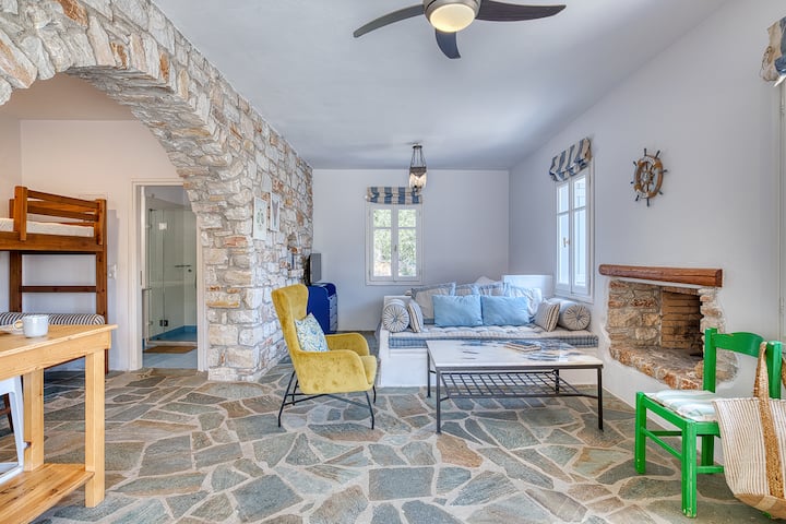 Villa Baluk-byzantin Hike From The House &Sea View - Paros