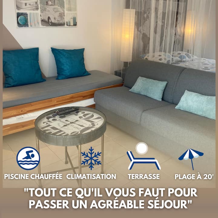 Maisonnette Indépendant Bougainvillées De Camargue - Lunel