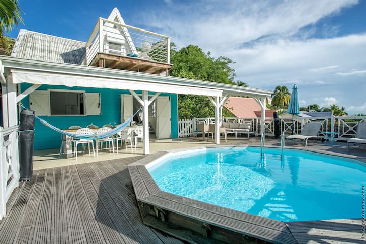 Kaz'a Turquoiz Villa Créole Piscine Privée Vue Mer - Martinique