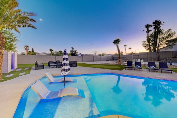 Nv2017 · ¡úNico! Piscina, Cancha De Voleibol De Playa! - Las Vegas