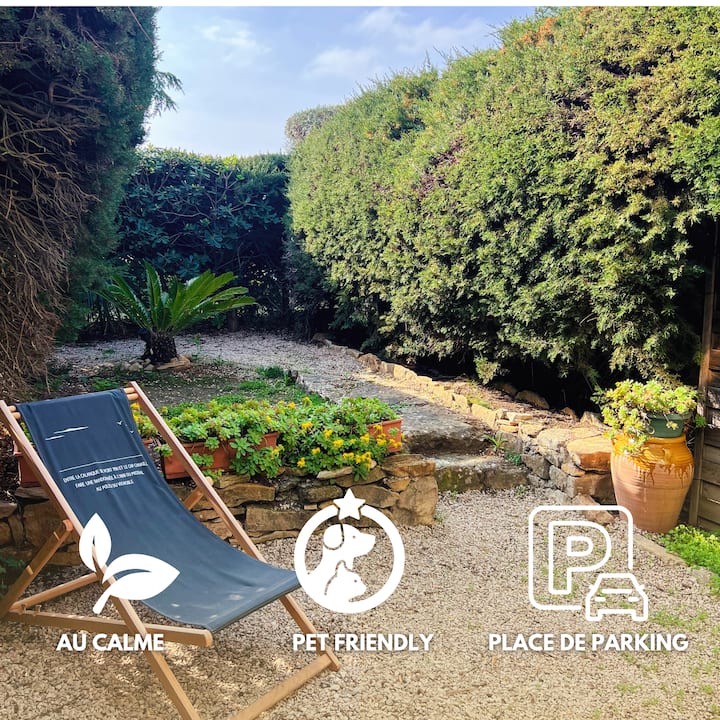 Le Cocon Provençal Avec Jardin / Parking / Clim - La Ciotat