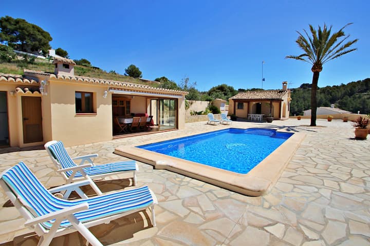Santa Ana - Mooie Vakantiewoning Met Tuin En Privé Zwembad In Benissa - Bonaire