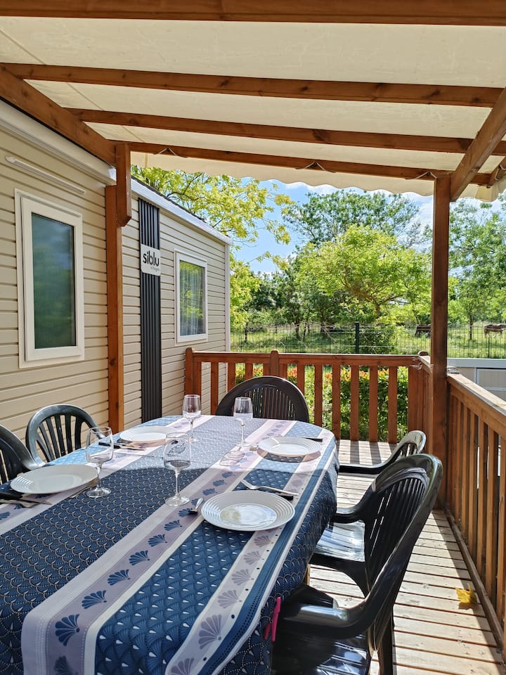 Mobil Home 6 Pers / 3 Chambres / 2 Salle De Bains - Vias