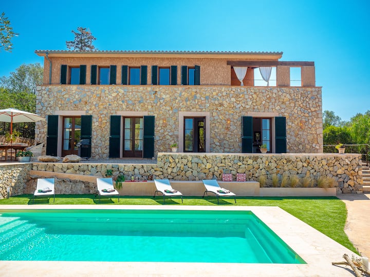 Sa Cabaneta · Villa Avec Piscine Et Vue à La Baie - Sant Jordi