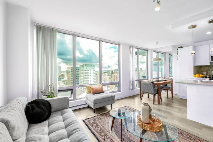 Water View 1 Bedroom - 1 Office In Downtown - Vancouver