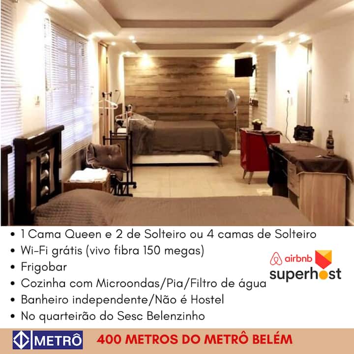 Open Plan Loft Metrô Belem (First Floor) - São Mateus