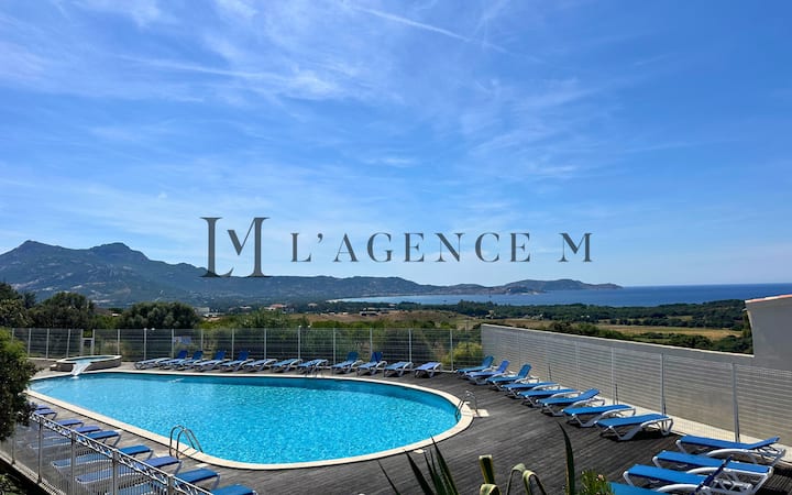 Salduccio - T3 Bis Piscine Tennis à Lumio - Lumio