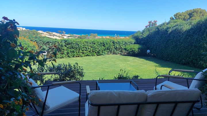 Seaview Single Villa With Garden - Costa Rei