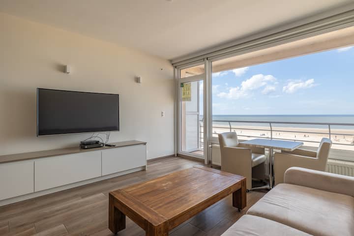 Vue Mer Frontale,8 Pers, Salle De Bain Bien-être - Ostende