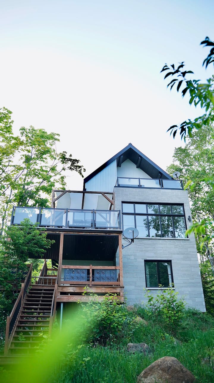 Beautiful Lodge 3 Floors, View, Spa Charlevoix-iko - Baie-Saint-Paul