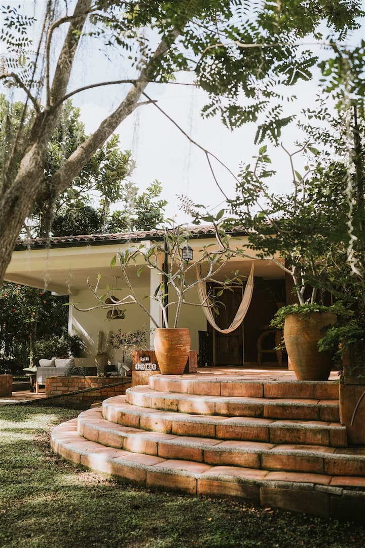Casa  Los Naranjos En Estación Bambusa. - Pacho