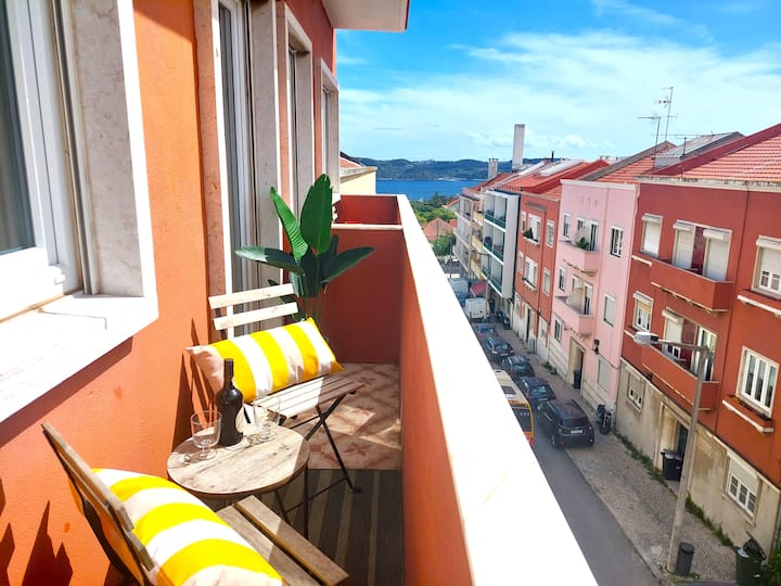 Riverview! Walk To Sights •Topwifi •Freepublicpark - Amadora