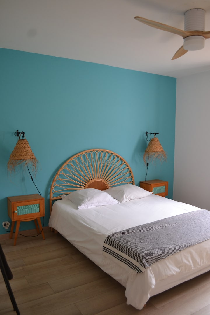 Chambre 15 M2 Parking Facile (Ventilateur Plafond) - Ajaccio