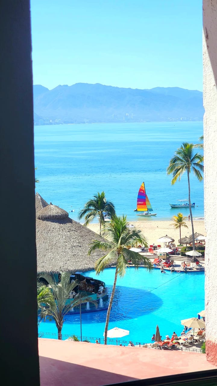 Ocean View 2br Apt At Sunscape, 1 Block To Beach - Puerto Vallarta