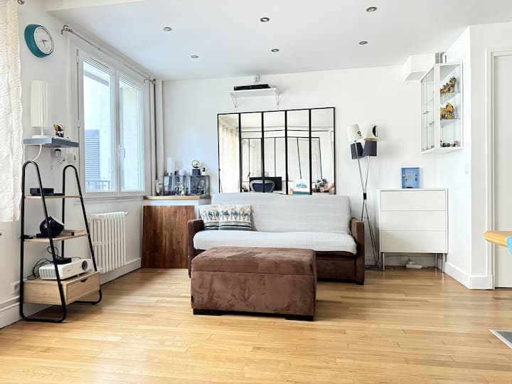 T2 Paris 11, Chemin Vert, Square Maurice Gardette - Quartier latin