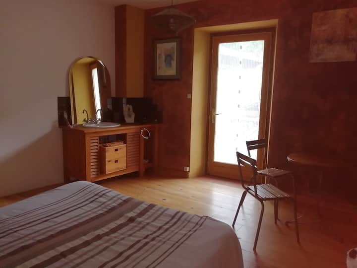 Gde Chambre Avec Terrasse/sdb Cuisine & Jardin - Saint-Marcellin