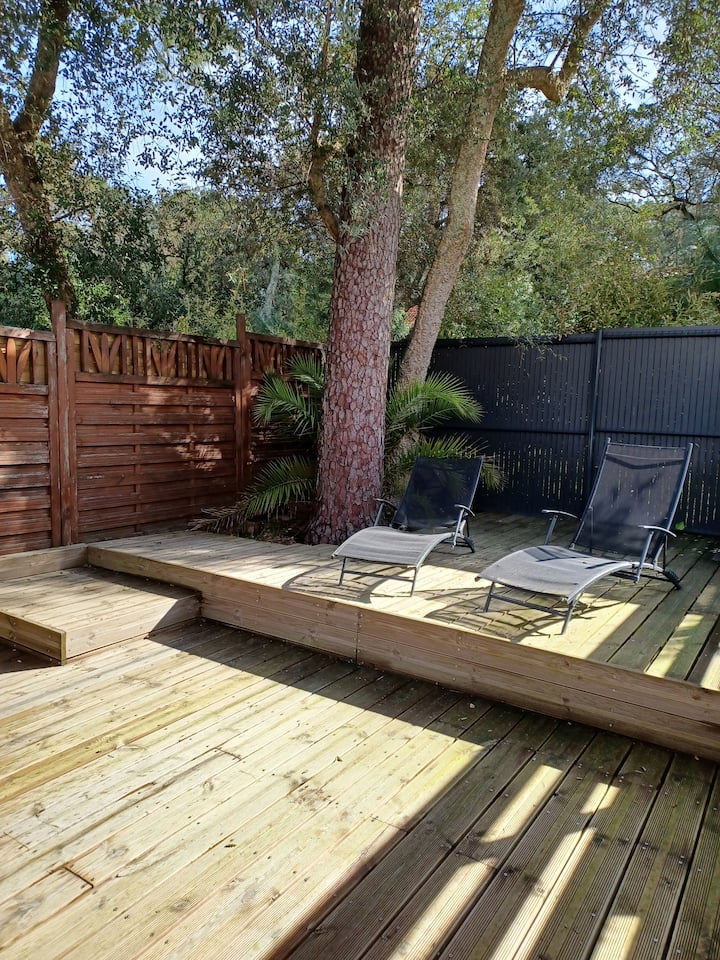 Villa Patio 70m2 Sous Les Pins  à Côté De La Plage - Seignosse