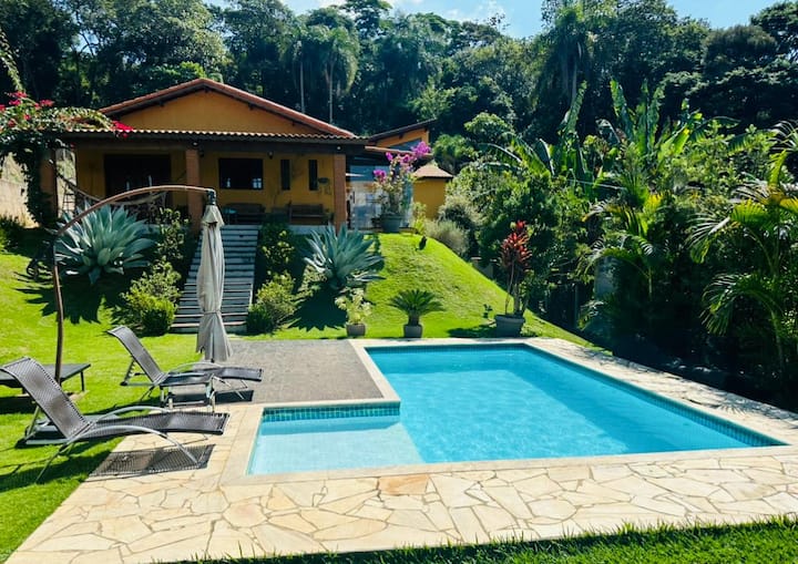 Sítio Com Piscina Aquecida | 4 Suites • 60km De Sp - Ibiúna