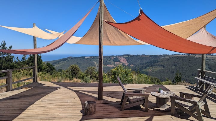 Landscape Lodge Great Views In Organic Vineyard - Cobquecura