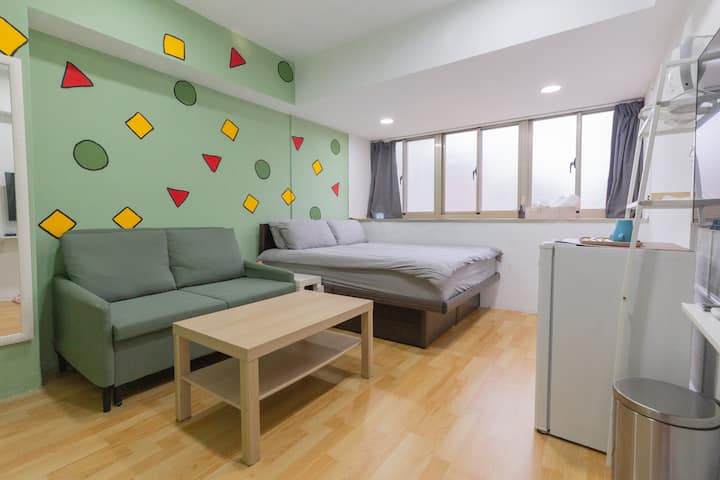 西門町Ximending舒適大套房cozylargestudio捷運700米700mtomrt - 泰山區