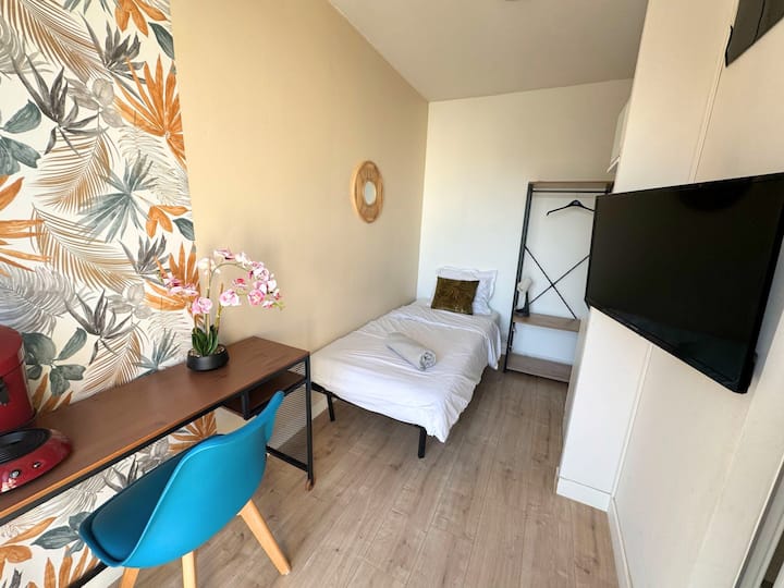 Studio "Coquillage" Balcon Terrasse Vue Volcan - Le Havre