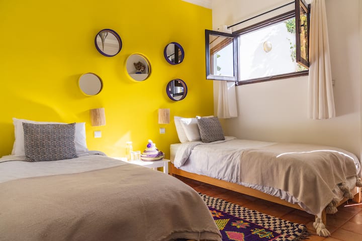 Davmahal - Chambre Double (2 Lits) "Bildi" - Sidi Kaouki