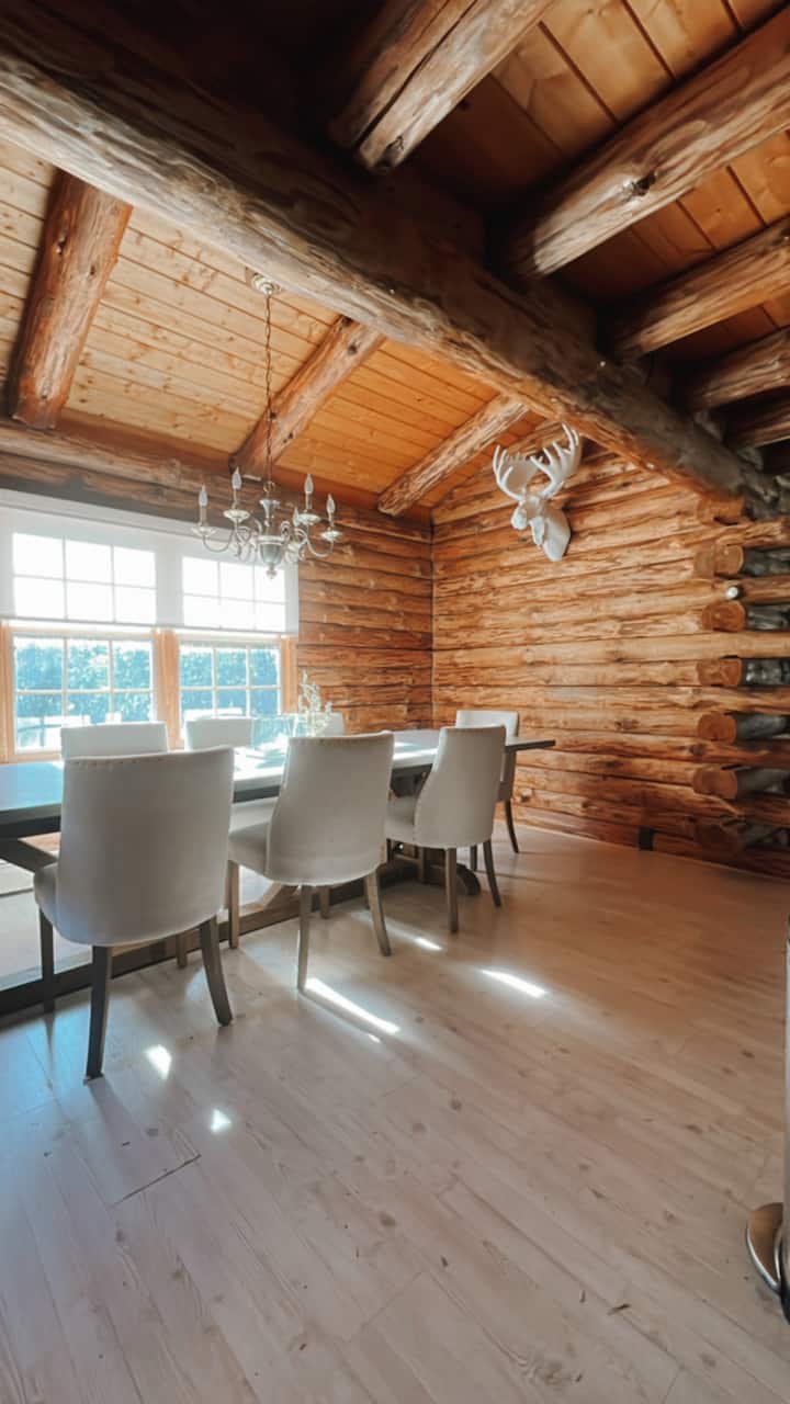 Chic Log Cabin At Whitman Farms-near Pocono Mts. - Swartswood State Park, Swartswood