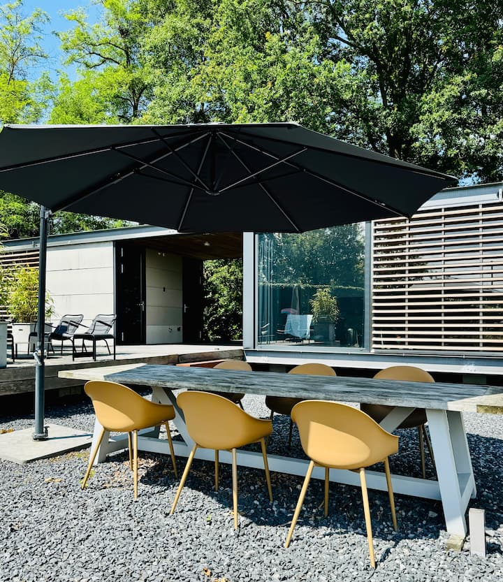 Stoere Prefab Hottub & Sauna Landgoed Bergvliet - Oosterhout