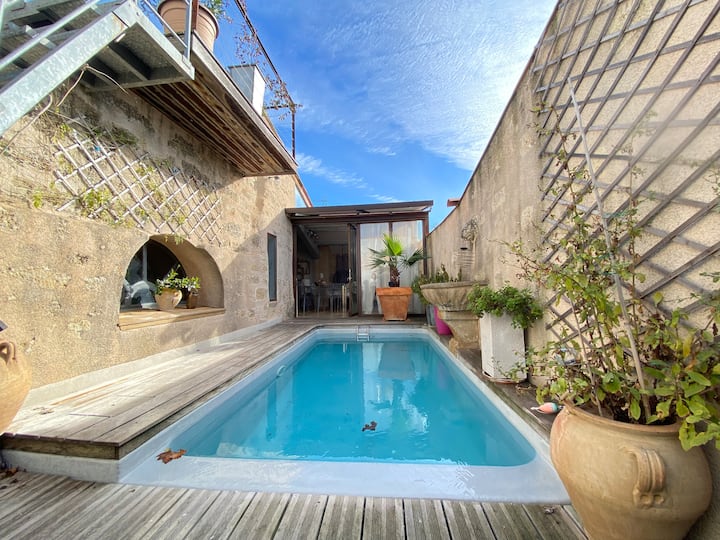 Superbe Duplex Coeur De Ville Et Sa Piscine - Pézenas
