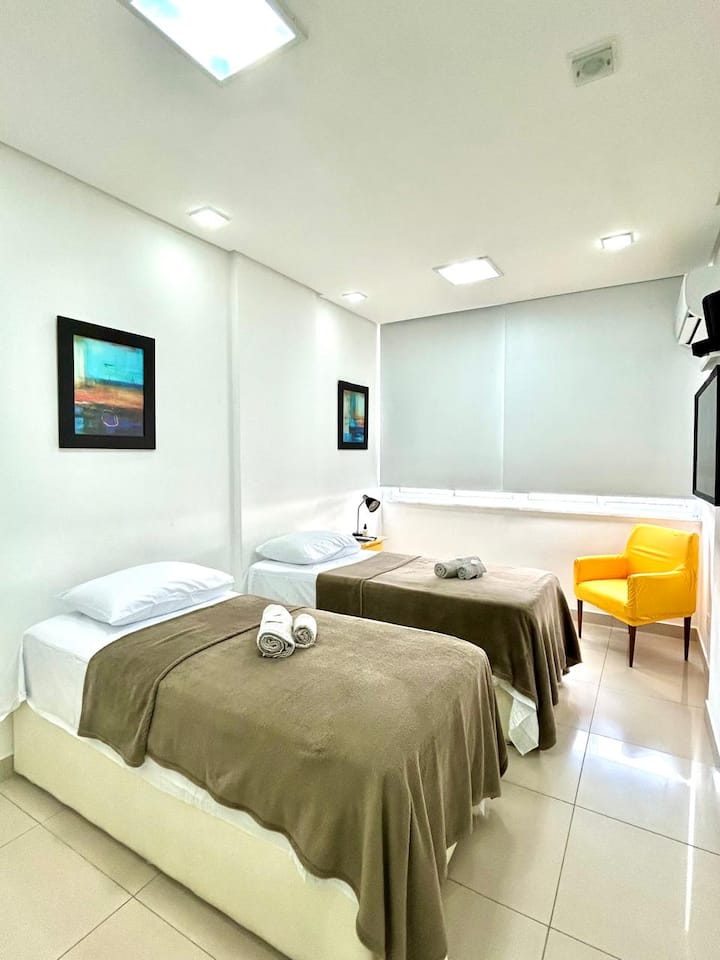 Copa Lovely Flat 5 Metres From The Beach And Metro - 리우데자네이루