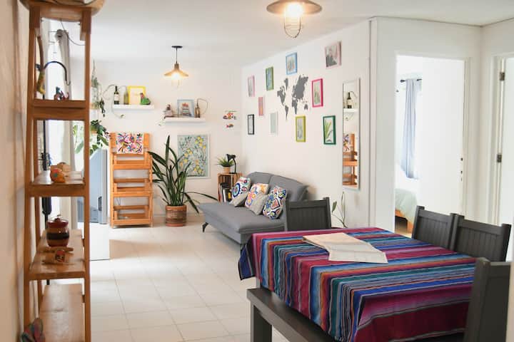 Cozy And Centric 2 Bedroom Apartment - Mexiko-Stadt