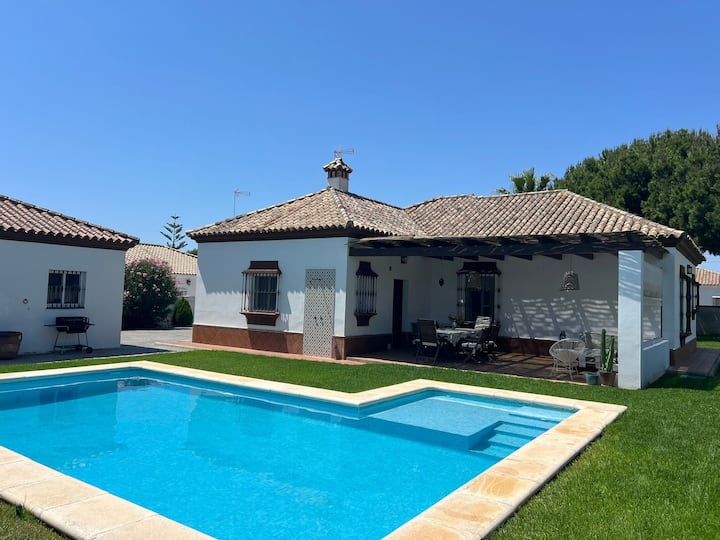 Chalet Individual Con Piscina Y Wifi. Sancti Petri - Chiclana de la Frontera