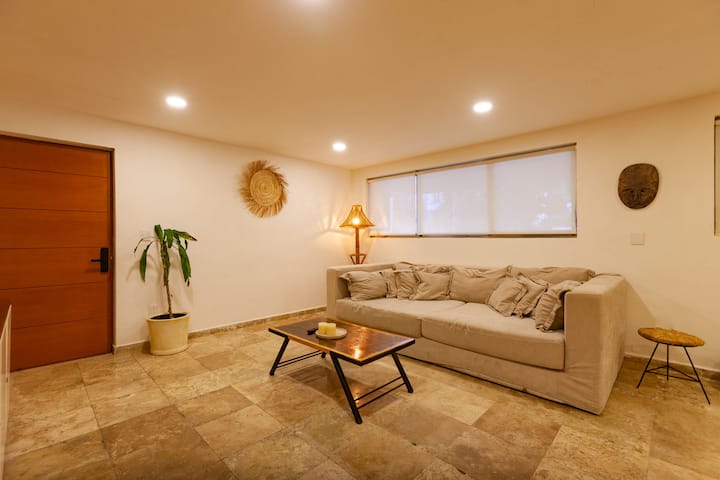 The African One 〰️ 3br Ground Floor By The Ocean - Playa del Carmen