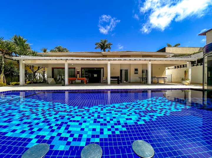 Alto Luxo 100% Lazer - Piscina Climatizada - Sauna - Guarujá